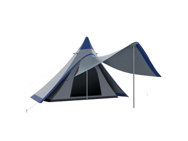 Click here for Aosom 15.4x15.4x8.5 Teepee Tent  Waterproof Campin... prices