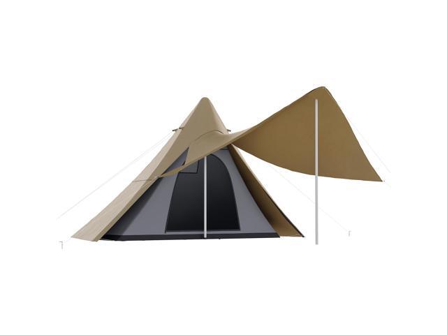 Click here for Aosom 15.4x15.4x8.5 Teepee Tent  Waterproof Campin... prices