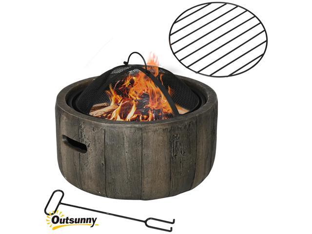 Click here for Aosom Outdoor Fire Pit  18 Inch Metal Wood Burning... prices