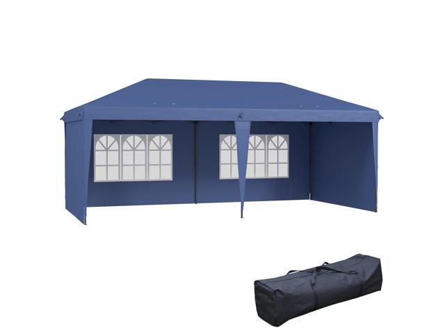 Click here for Aosom 10 x 20 Pop Up Canopy Tent with 4 Sidewalls... prices
