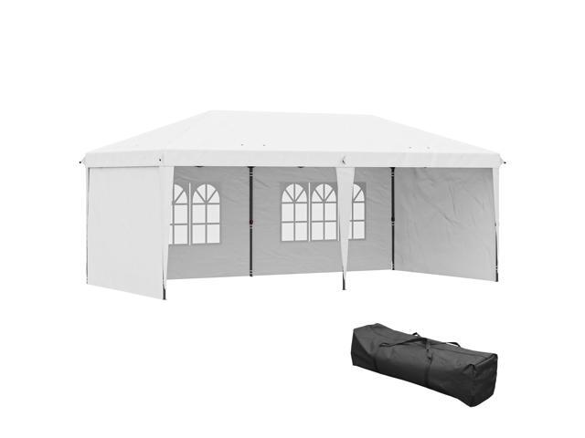 Click here for Aosom 10 x 20 Pop Up Canopy Tent with 4 Sidewalls... prices