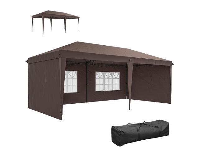 Click here for Aosom 10 x 20 Pop Up Canopy Tent with 4 Sidewalls... prices