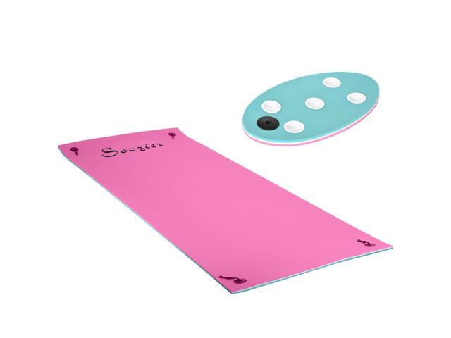 Click here for AosomSoozier 12 x 5 Lily Pad Floating Mat with Cup... prices