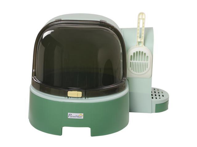 Click here for Aosom Cat Litter Box Easy to Clean Open with Scoop... prices