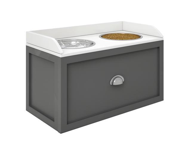 Click here for Aosom Pet Feeding Station Pet Dish Bowl Set with S... prices