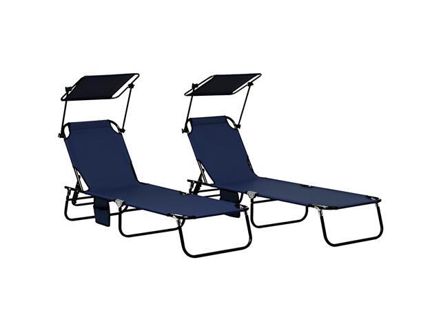 Click here for Aosom Folding Chaise Lounge Pool Lounge Chairs Set... prices