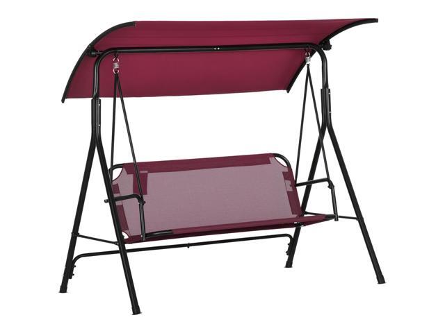 Click here for Aosom 3-Person Porch Swing with Stand  Outdoor Swi... prices