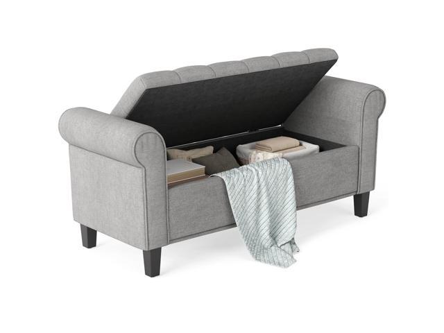 Click here for Aosom 50 Inches Storage Ottoman  End of Bed Bench... prices