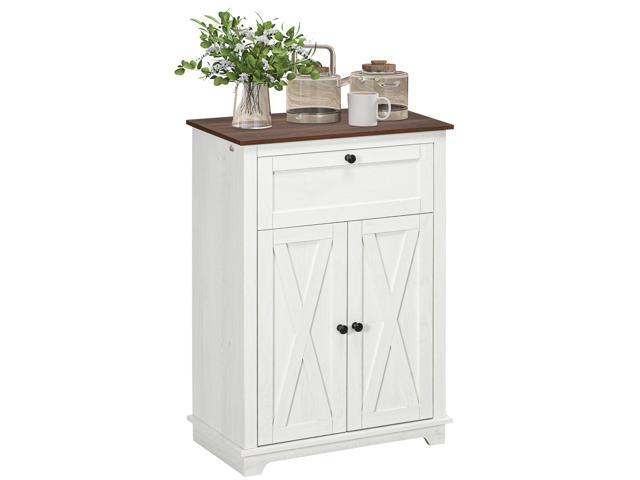 Click here for Aosom Farmhouse Sideboard Storage Cabinet with Doo... prices
