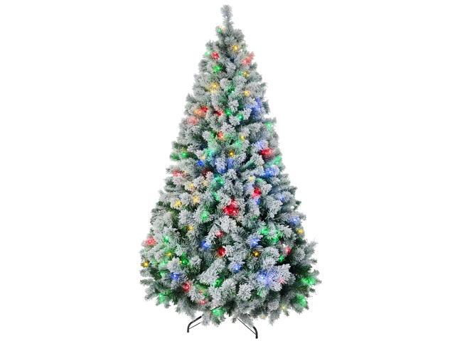Click here for Aosom 7.5 Artificial Snow Christmas Trees with Fro... prices