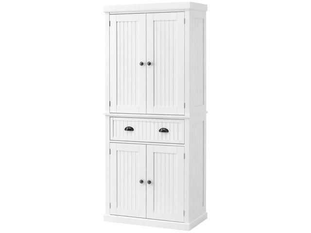 Aosom 72 Kitchen Cabinet  Pantry Storage Cabinet with Doors and Shelves