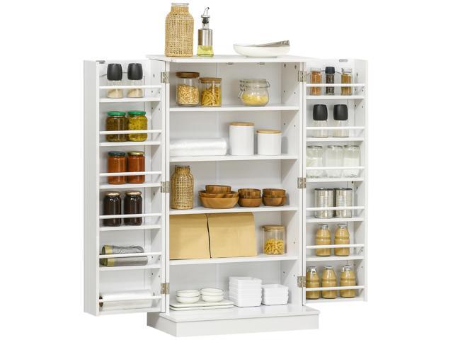 Click here for Aosom Freestanding Kitchen Pantry Cabinet  Kitchen... prices
