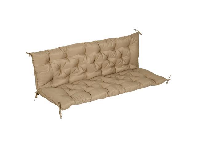 Click here for Aosom 59 x 38 Tufted Bench Cushion for Outdoor Fur... prices