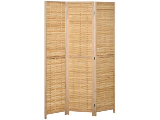 Click here for Aosom Hand Woven Room Divider  3 Panel Bamboo Fold... prices