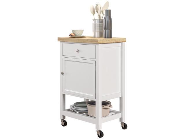 Click here for Aosom Kitchen Island on Wheels  Rolling Kitchen Ca... prices