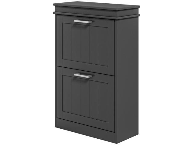 Click here for Aosom Modern Shoe Storage Cabinet with 2 Flip Draw... prices