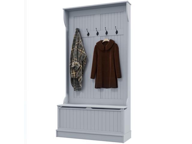 Click here for Aosom 3-In-1 Entryway Bench with Coat Rack  Hall T... prices