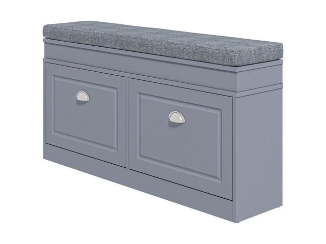 Click here for Aosom Modern Shoe Storage Bench  Entry Way Bench w... prices