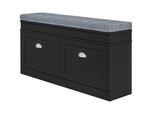 Click here for Aosom Modern Shoe Storage Bench  Entry Way Bench w... prices