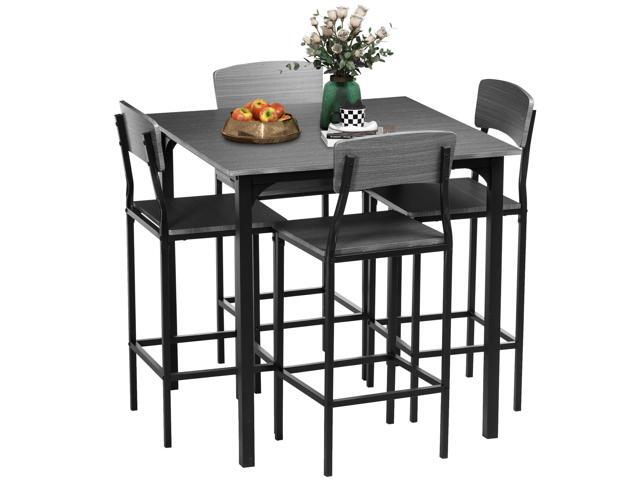 Click here for Aosom 5-Piece Counter Height Bar Table with Space-... prices