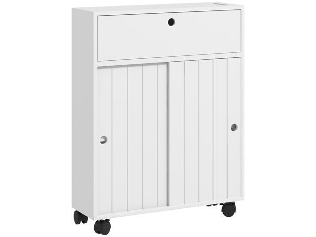 Click here for Aosom Toilet Paper Cabinet  Slim Bathroom Cabinet... prices