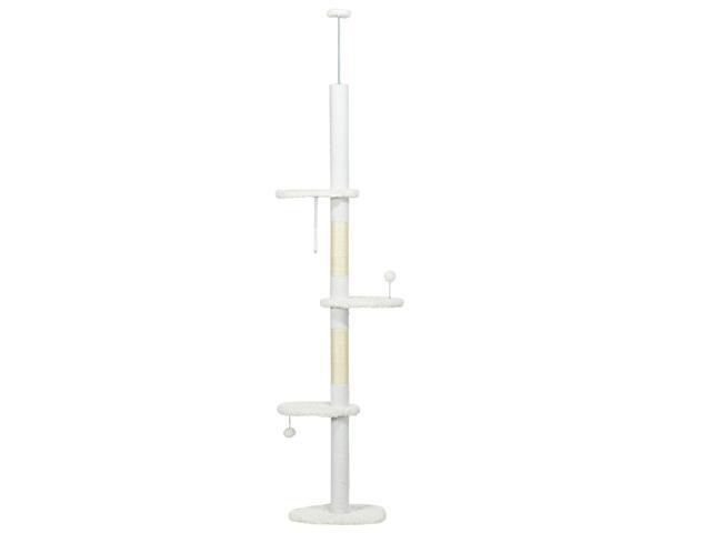 Click here for AosomÂ 8.4 Floor to Ceiling Cat Tree Â AdjustableÂ... prices