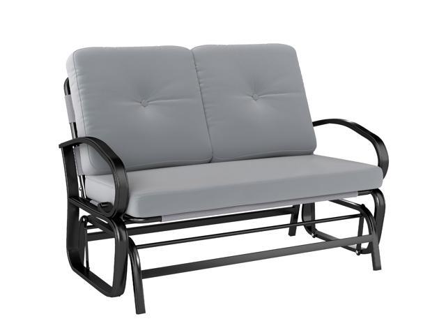 Click here for Aosom Outdoor Glider Bench  2-Person Patio Rocker... prices