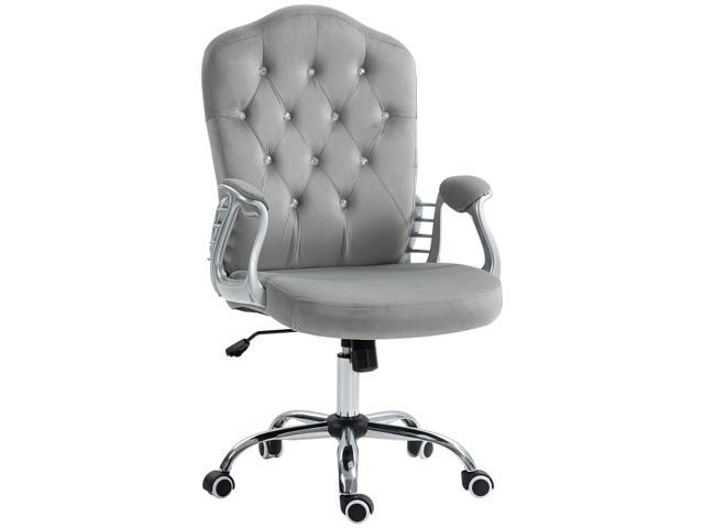 Click here for Aosom Velvet Office Chair Desk Chair with 360 Degr... prices
