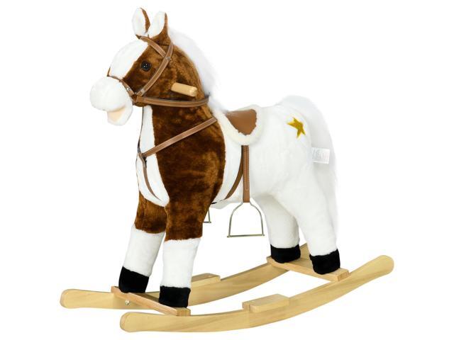 Click here for AosomQaba Rocking Horse with Sound  Ride on Horse... prices