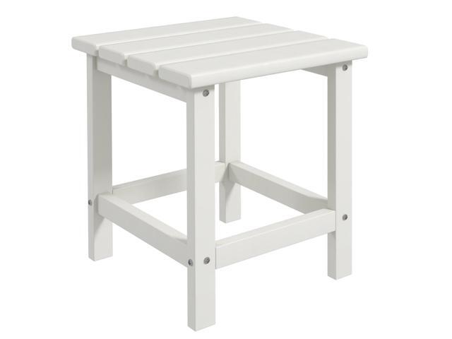 Click here for Aosom Adirondack Side Table  Square Patio End Tabl... prices