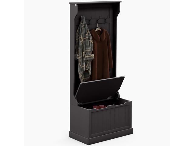 Click here for Aosom Entryway Hall Tree with Coat Rack and Sittin... prices