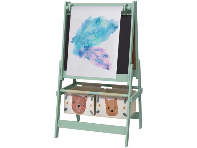 Click here for AosomQaba Art Easel for Kids with Paper Roll  Blac... prices