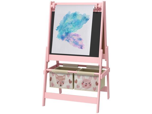 Click here for AosomQaba Art Easel for Kids with Paper Roll  Blac... prices
