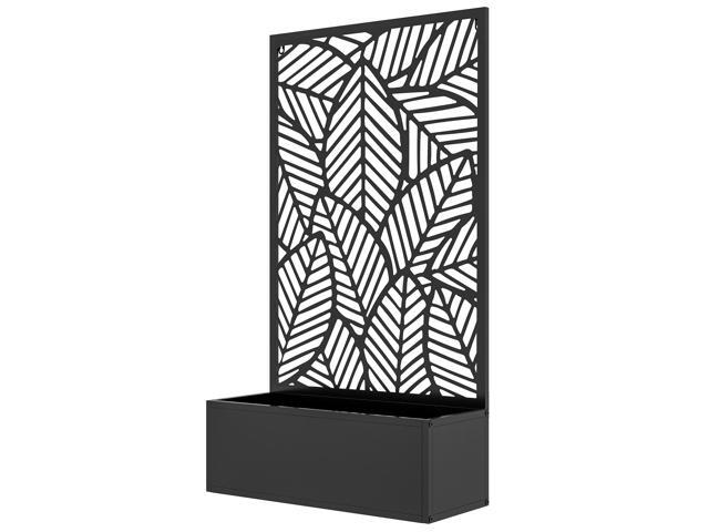 Click here for Aosom Metal Outdoor Privacy Screen with Raised Gar... prices