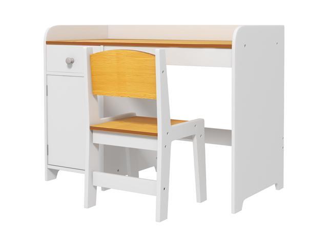 Click here for AosomQaba Kids Desk and Chair Set with Storage  St... prices