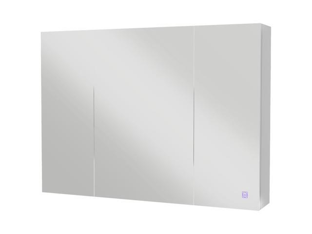 Click here for Aosom Bathroom Mirror Cabinet with Light  Bathroom... prices