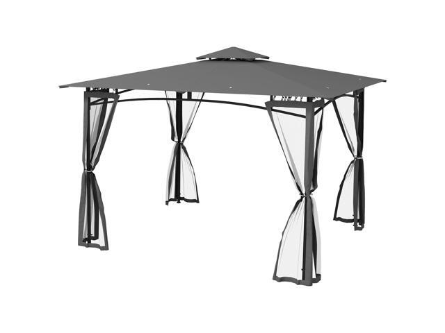 Click here for Aosom 10 x 12 Outdoor Gazebo with Nettings  2 Tier... prices