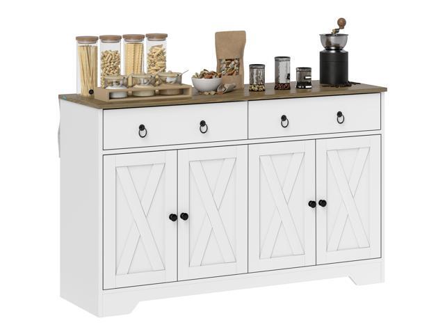 Click here for Aosom Kitchen Storage Sideboard  Farmhouse Buffet... prices