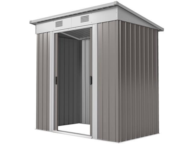 Click here for Aosom 6 x 4 Metal Garden Shed  Backyard Tool Stora... prices