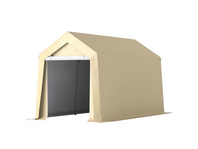Click here for Aosom 7x12 Heavy Duty Outdoor Storage Tent  Galvan... prices
