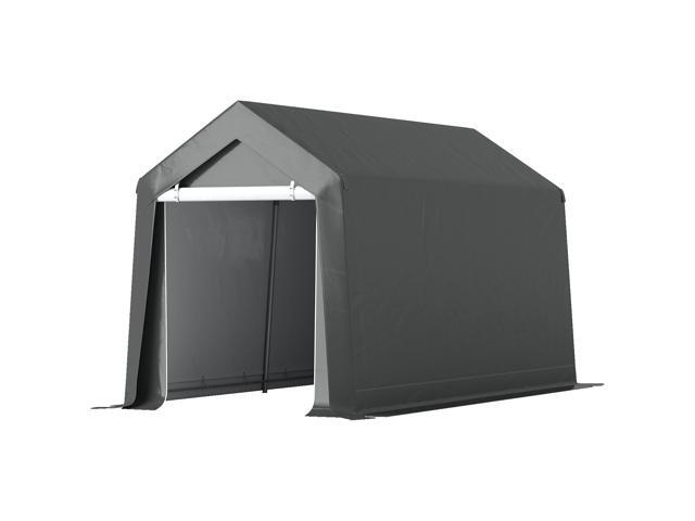 Click here for Aosom Galvanized 7 x 12 Outdoor Storage Tent  Heav... prices