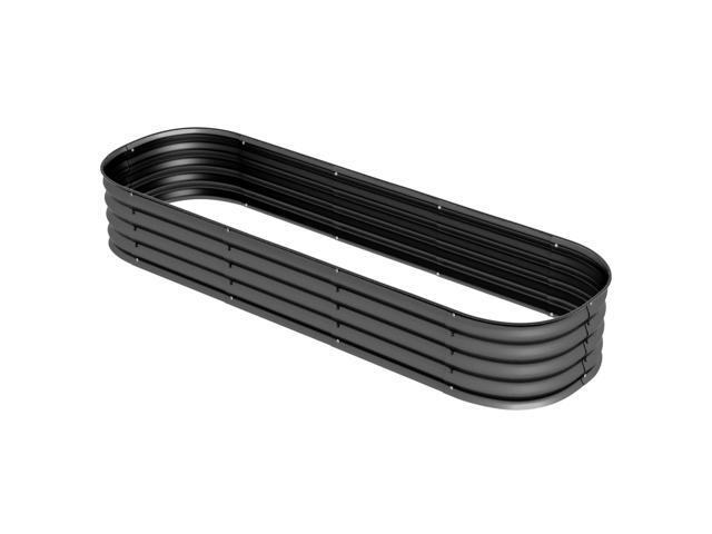 Click here for Aosom 6.4 x 2 x 1 Galvanized Raised Garden Bed Kit... prices