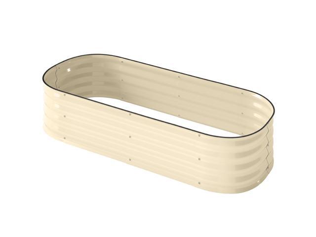 Click here for Aosom 4.9 x 2 x 1 Galvanized Raised Garden Bed Kit... prices