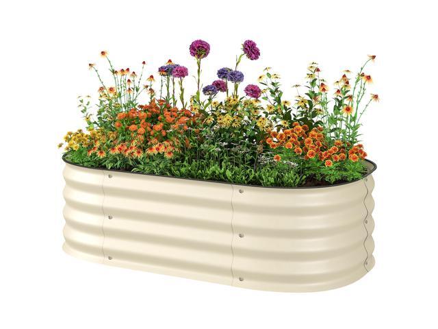 Click here for Aosom 3.4 x 2 x 1 Galvanized Raised Garden Bed Kit... prices