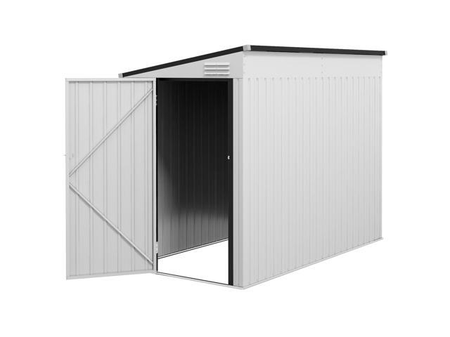 Click here for Aosom 4 x 7.7 Lean to Garden Storage Shed  Outdoor... prices