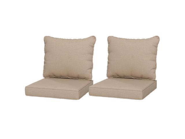 Click here for Aosom 4 Patio Chair Cushions with Seat & Backrest... prices