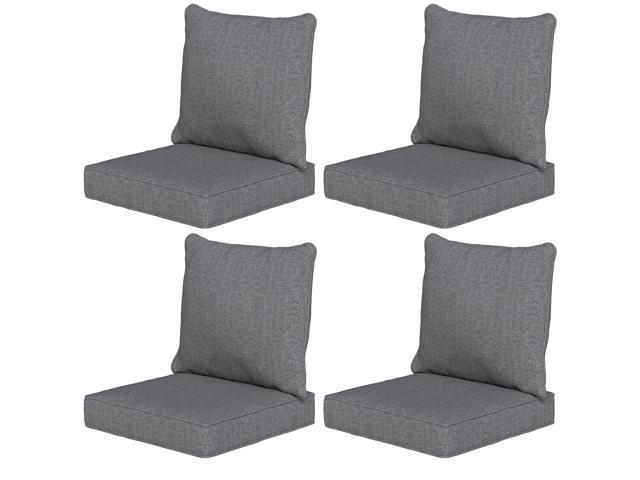 Click here for Aosom 8 Patio Chair Cushions with Seat & Backrest... prices