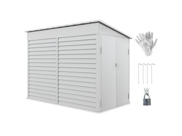 Click here for Aosom Garden Shed 4.6ft x 9ft Lockable for Lawn Mo... prices