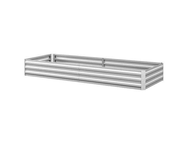 Click here for Aosom 95 x 36 x 12 Galvanized Raised Garden Bed  E... prices