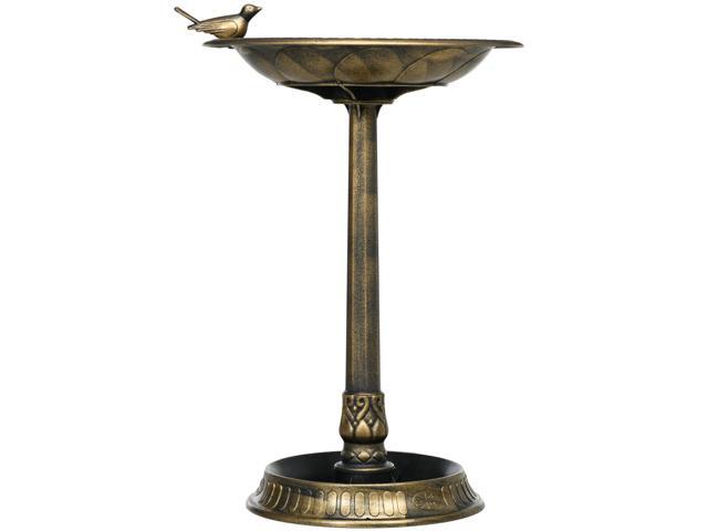 Click here for Aosom 28 Antique Bird Bath Decorative Birdbath Bir... prices